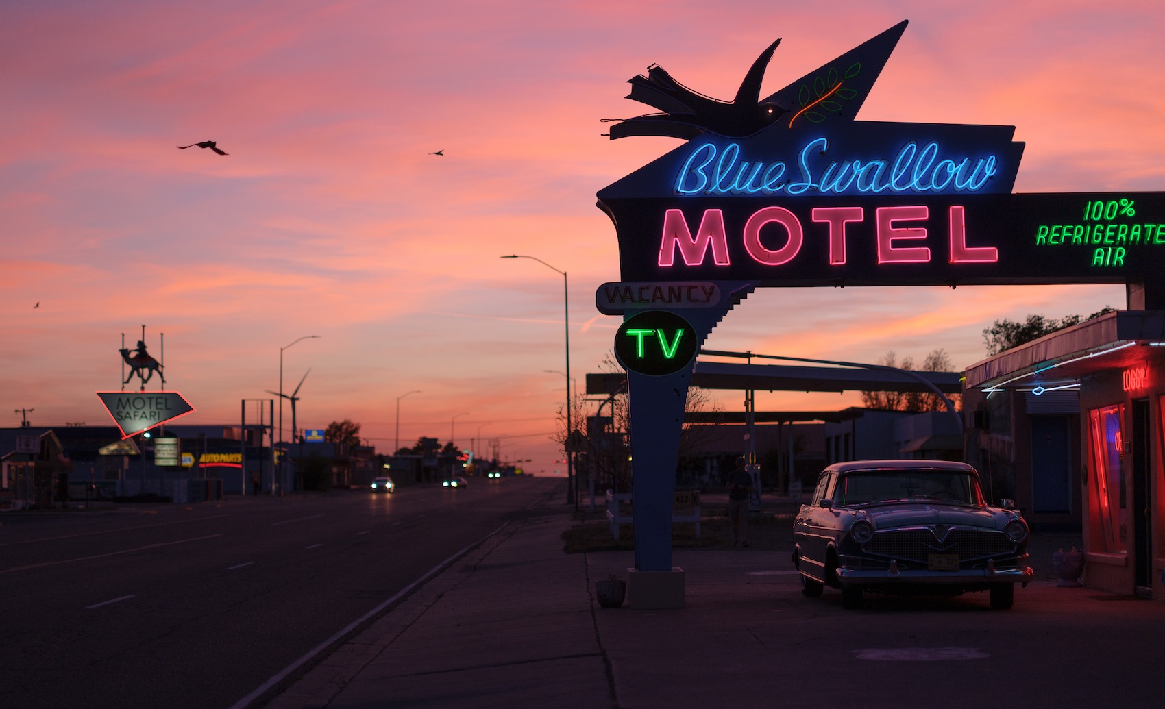 Route 66's Iconic Survivor: The Blue Swallow Motel - Fifty Grande Route 66's Iconic Survivor: The Blue Swallow Motel - Fifty Grande